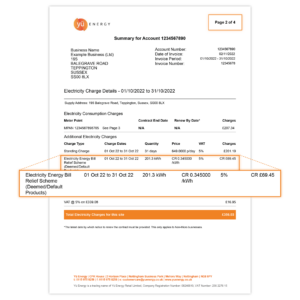 The Energy Bill Relief Scheme | Yu Energy